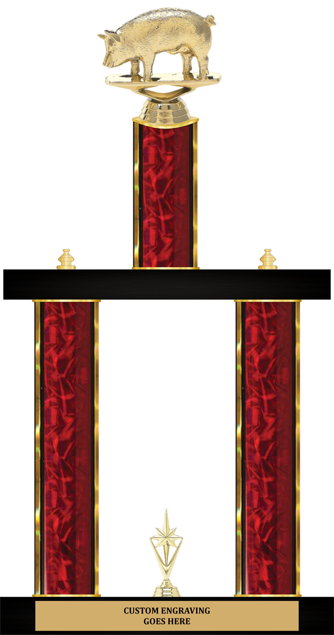 2 Column BBQ Competition Trophy | Design a Truly Unique Award with ...