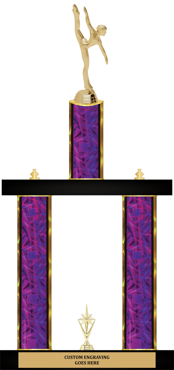 2 Column Dance Trophy | Design a Truly Unique Award with Trophy Outlet