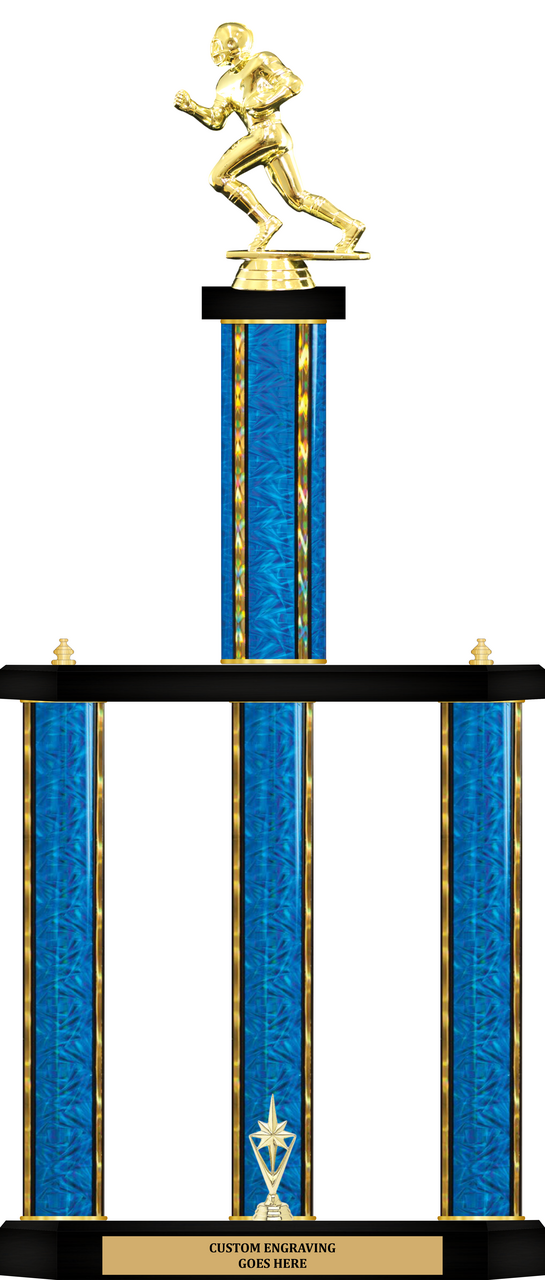 3 column Football Trophies | Shop Trophy Outlet for Customized Awards