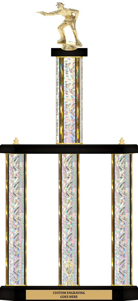 3 column Police Trophies | Shop Trophy Outlet for Customized Awards