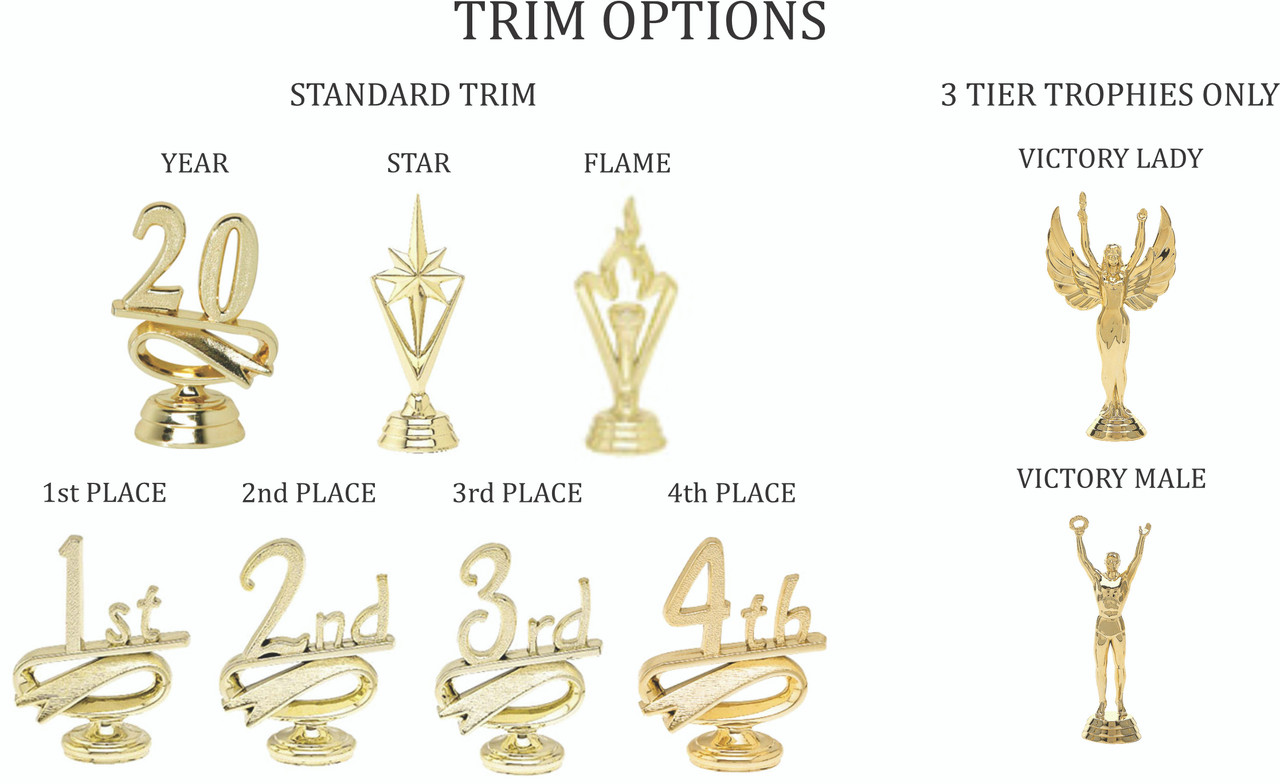 Three Tier Trophy | Create Your Own Custom Trophy