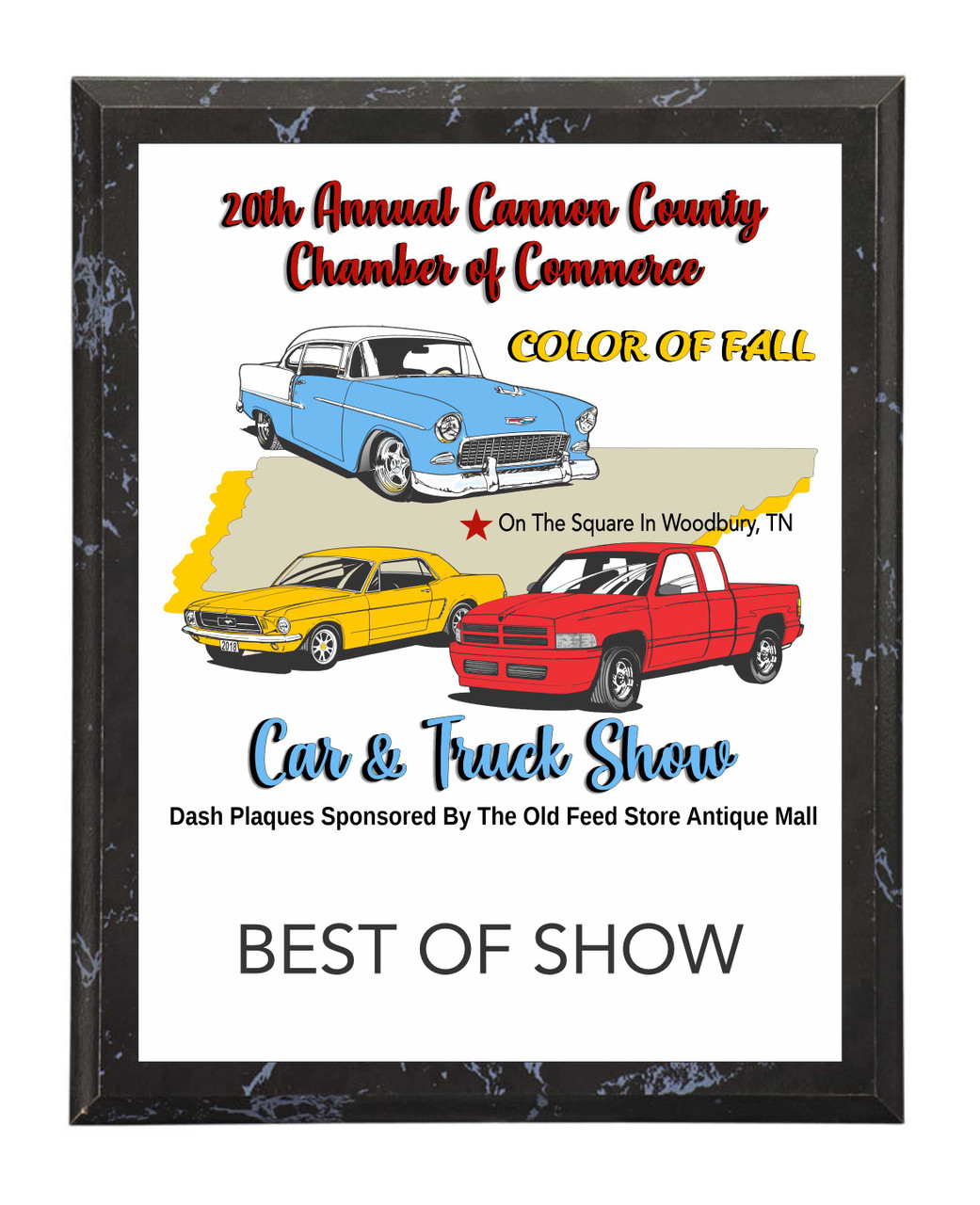 15x18 Full-Color Plaque - Premium Personalized Award