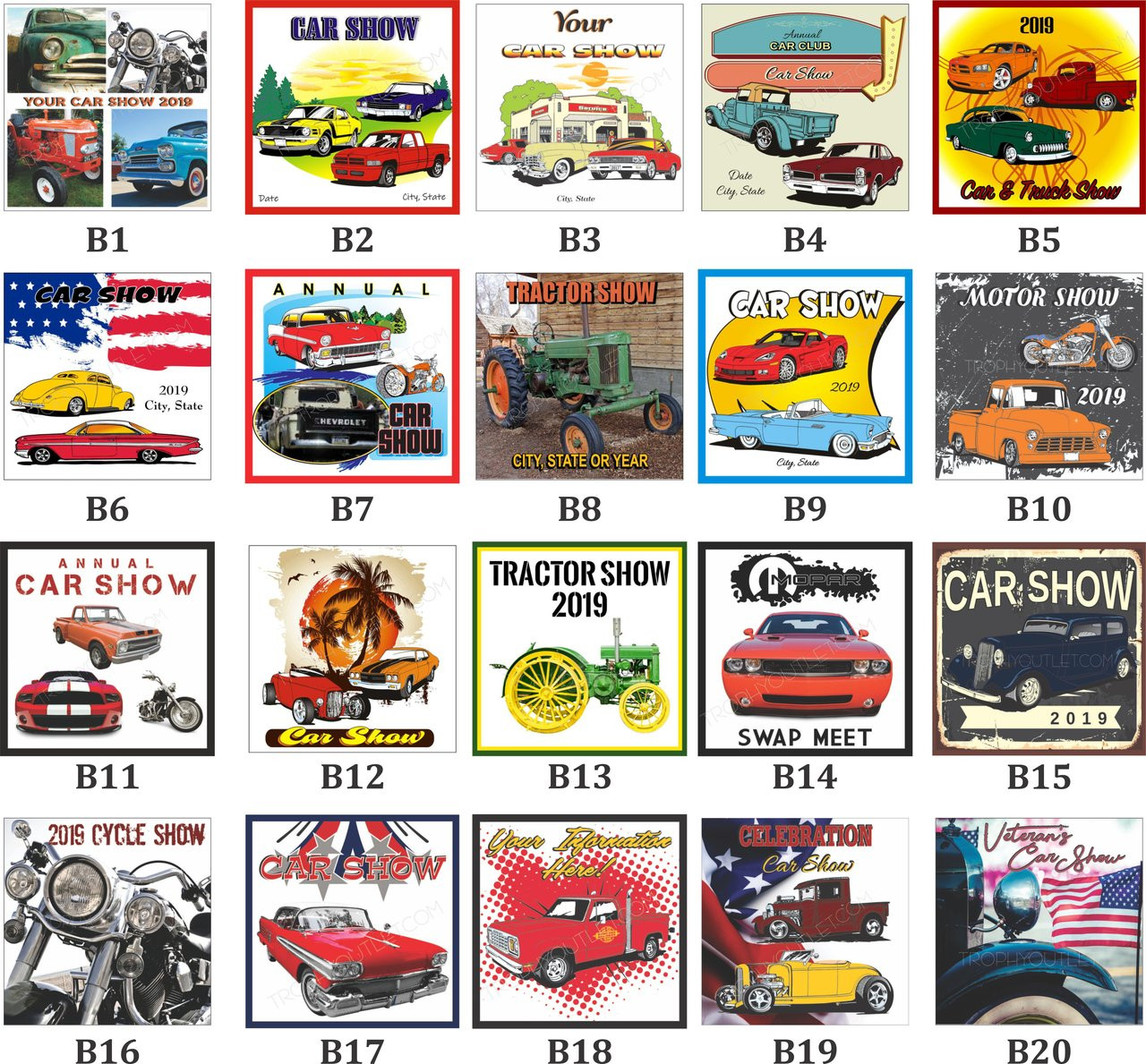 Dash Plaques | Color Plaques