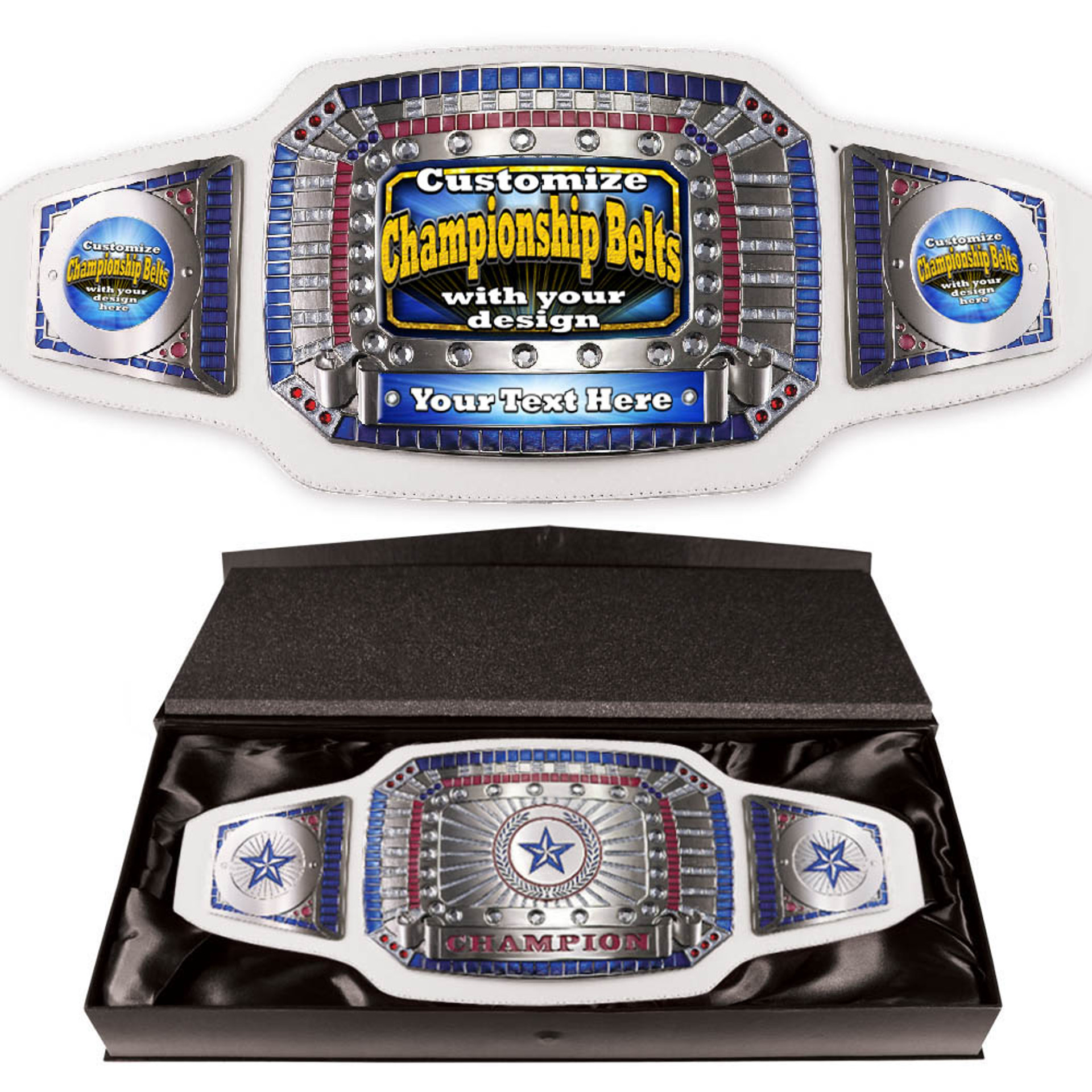 White Ultimate Championship Belt | Championship Belts for Sale
