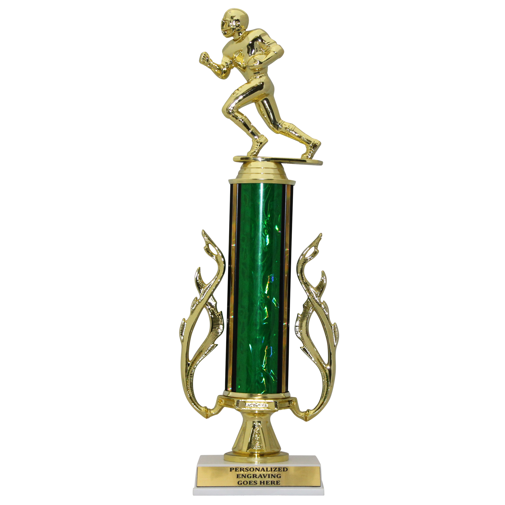 Premium Football Trophy with Customizable Design and Engraved Plate ...