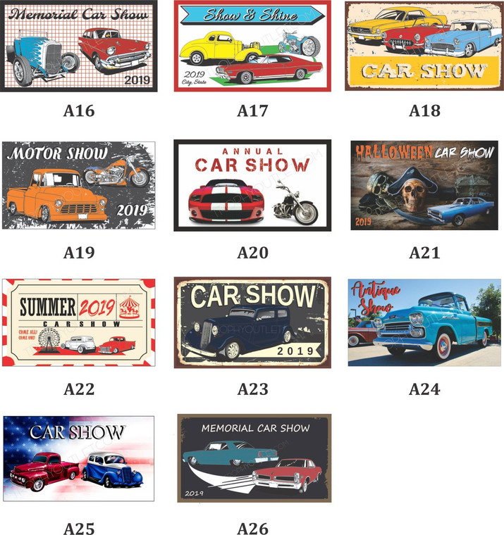 Full Color High Quality 2x3.5 Dash Plaques