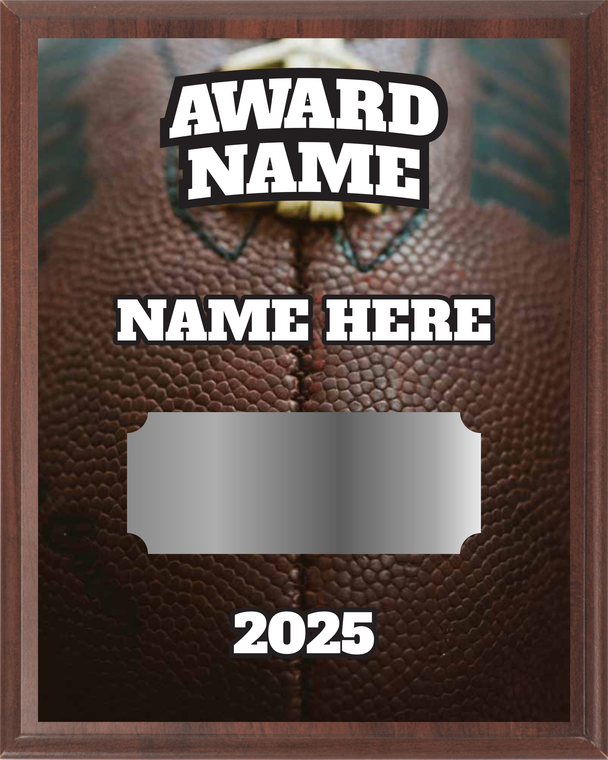 Football Award Plaque | Personalized Awards | Free Shipping