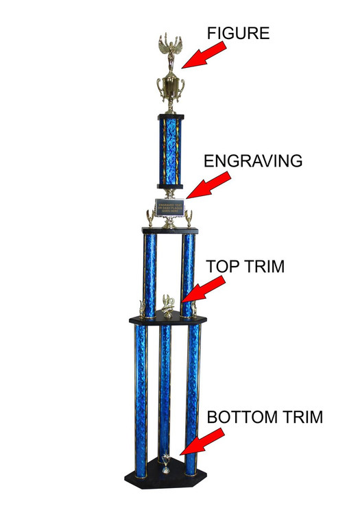 Three Tier Trophy | Create Your Own Custom Trophy