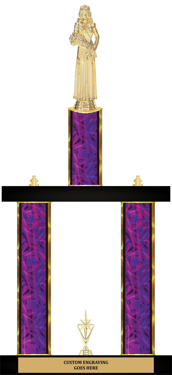 2 Column Queen Trophy | Design a Truly Unique Award with Trophy Outlet