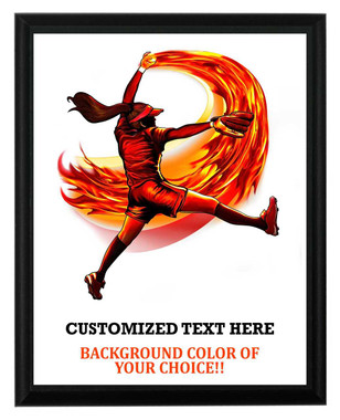 Softball Pitch Plaque | Free Customization | Shop Trophy Outlet