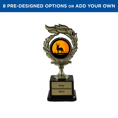 Hunting Flame Trophy | Personalized Hunter Trophies | Free shipping at $105
