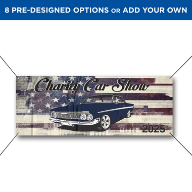 Car Show Vinyl Banners | Get noticed with a Custom Vinyl Banner.