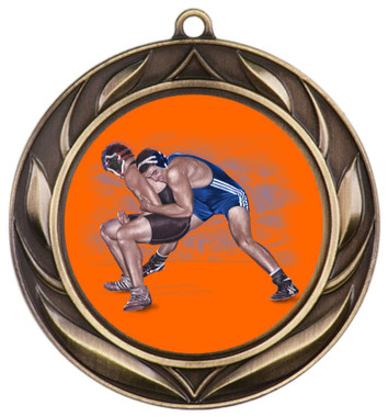 Take Down Wrestling Medal | Trophy Outlet