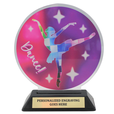 7-Inch Dancer Acrylic Trophy - Dance Award | Trophy Outlet