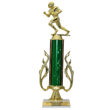 Premium Football Trophy with Customizable Design and Engraved Plate ...