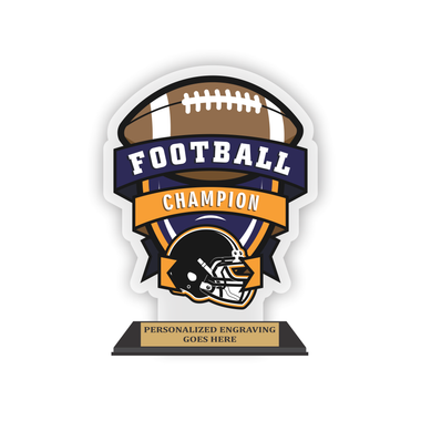 Acrylic Football Trophy Award | Perfect for Players and Coaches