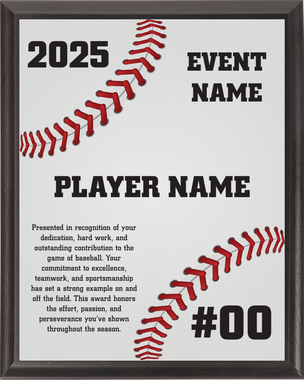Baseball Seam Plaque | Personalized Awards | Free Shipping