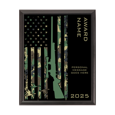 Hunting 2025 Award Plaque | Free Engraving | Trophy Outlet