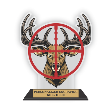 Custom Mallard Duck Trophy | Printed Acrylic Hunting Award with Engraving