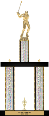 2 Column Male Golf Trophy | Design a Truly Unique Award with Trophy Outlet