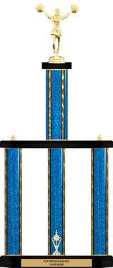 3 column Cheer Competition Trophies | Shop Trophy Outlet for Customized ...
