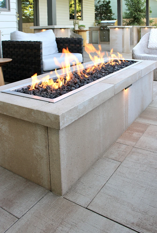 Elements 48" Linear Gas Insert