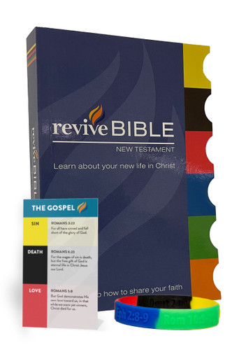 Time to Revive Gospel-Tabbed New Testament Bible