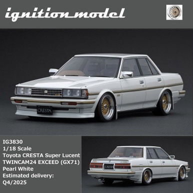 Ignition Model 1:18 Toyota CRESTA Super Lucent TWINCAM24 EXCEED (GX71 ...