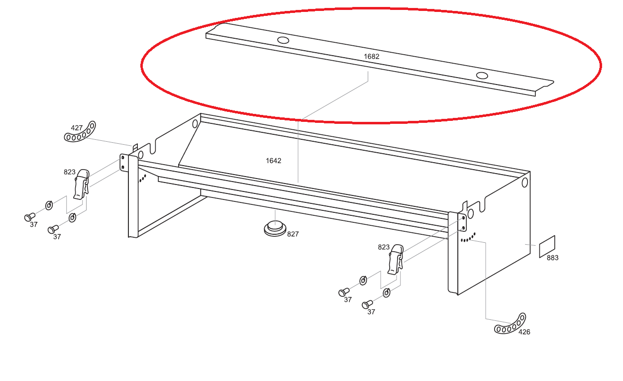 Advance Guide Plate for 62 in. Paste Maste Heavy Duty Pasting Machine ...