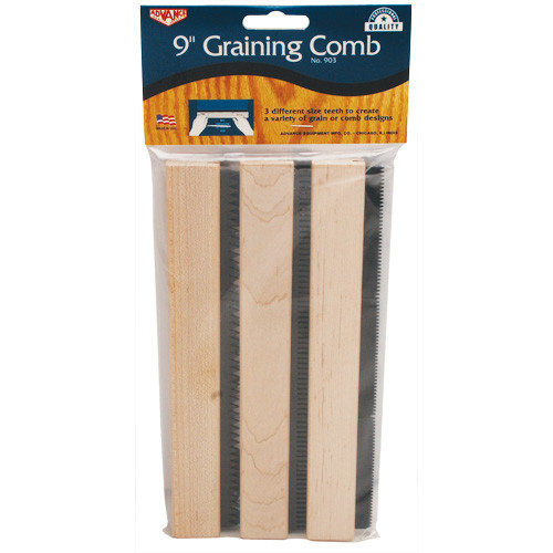 Advance 9” Graining Comb Set (Fine, Med, Coarse) | Walltools.com