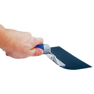 Advance 12" Cool Grip II Offset Blue Steel Taping Knife | Walltools.com