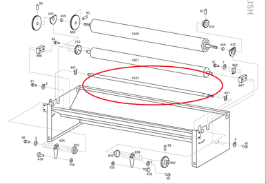Adjustable Roller for Paste Mate B562-HD Pasting Machine | Walltools.com