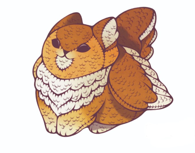 Artisans of Splendent Vale Winged Cat Plush