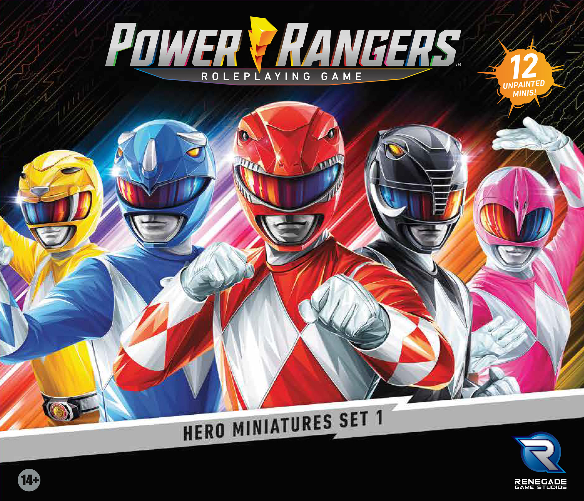 Power Rangers Roleplaying Game Hero Miniatures Set 1 Renegade Game
