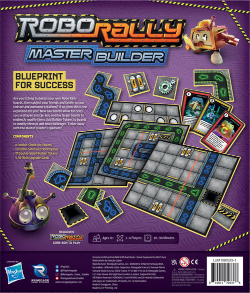 Robo Rally Master Builder Expansion - Renegade Game Studios - UK