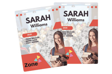 Pocketless Laminated Name Tags - Extra Large - Supply Crew