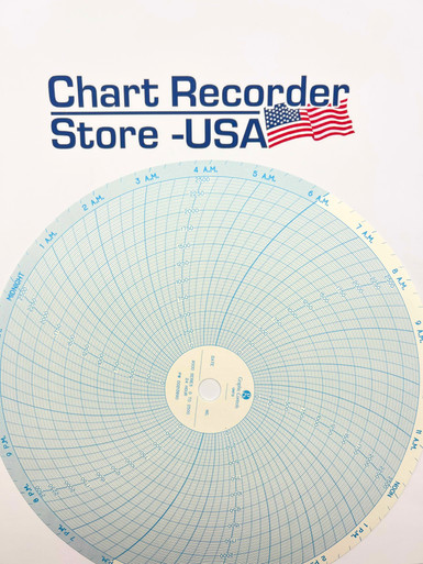PW-002-138-90 (0-2500) Partlow Circular Recorder Charts Box/100
