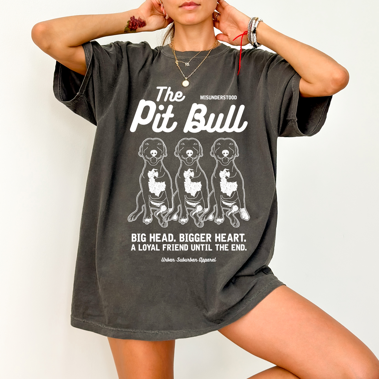 THE PIT BULL Vintage Pepper Tee - Urban Suburban Apparel
