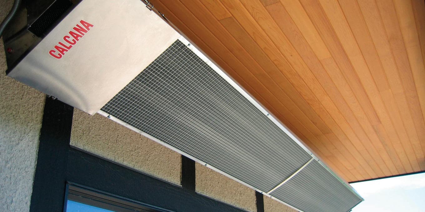 Calcana infrared patio heaters - Sophisticated outdoor heating