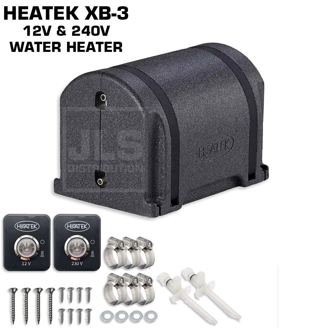Heatek XB-3 Campervan Motorhome Water Heater - 3 Litre