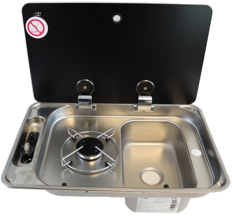 CAN Hob & Sink Combination Unit Single burner Campervan Cooker