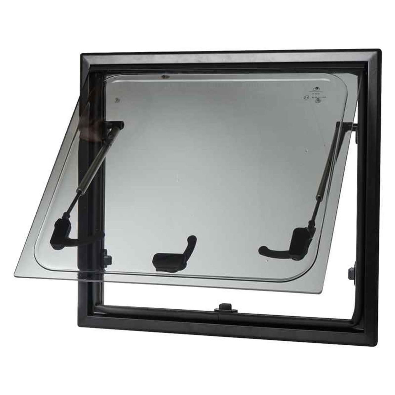 Campervan Window with Top Hinge, Blinds & Flyscreen by Adventurer