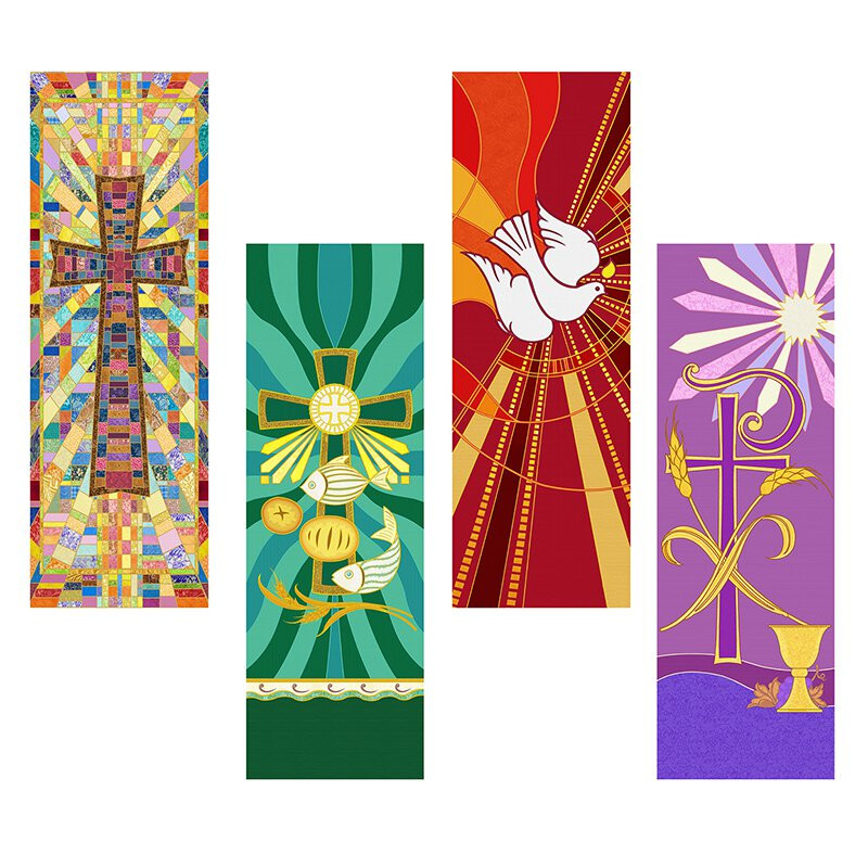 Stained Glass Series Banner - Celebrate Advent - Living Grace