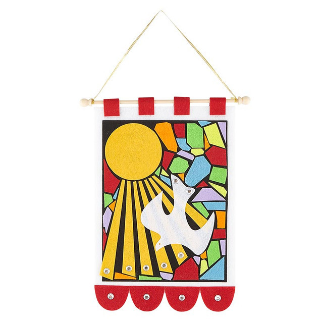 Stained Glass Series Banner - Risen Christ - [Consumer]Living Grace