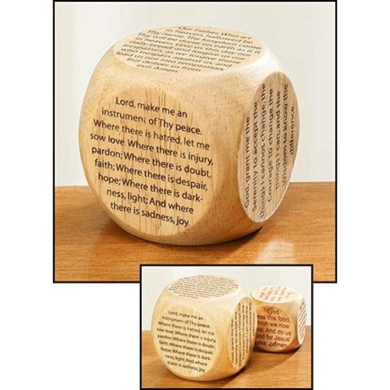 Mealtime Prayer Cube - 12/pk - Living Grace