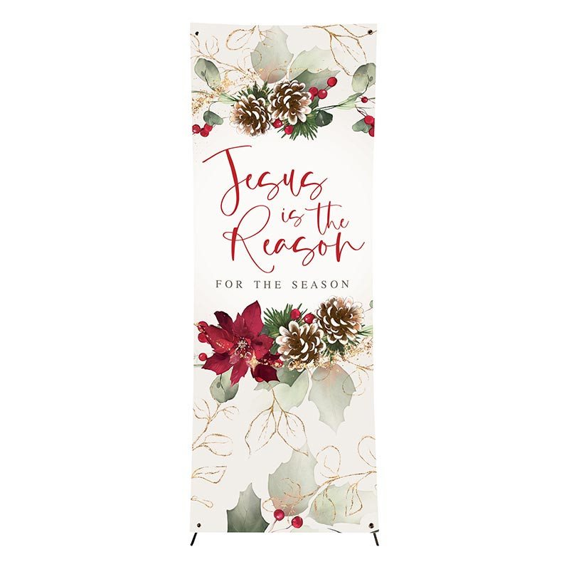 Jesus is the Reason X-Stand Banner - [Consumer]Living Grace