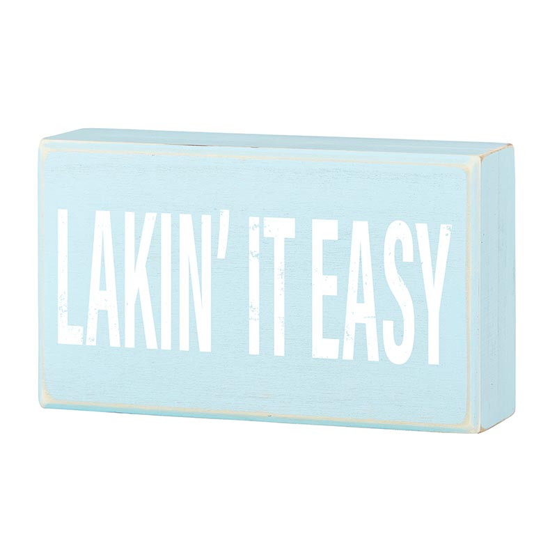 Box Sign - Lake Easy