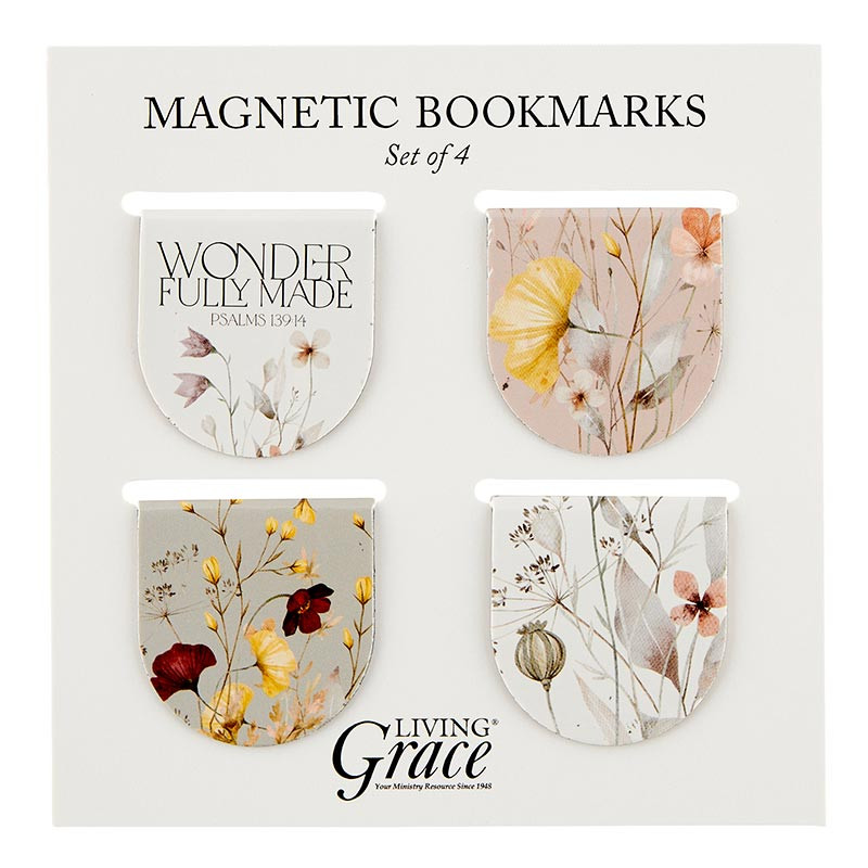 Wonderfully Made Magnetic Bookmark Set - 6 sets/pk - [Consumer]Living Grace