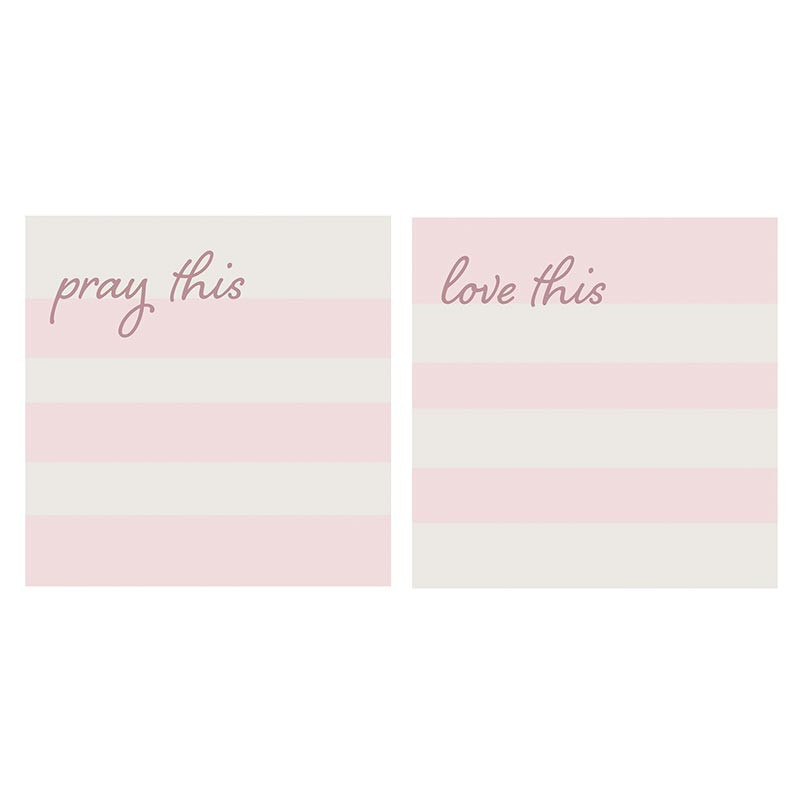 Stripes Sticky Note Set - 12 sets/pk - [Consumer]Living Grace