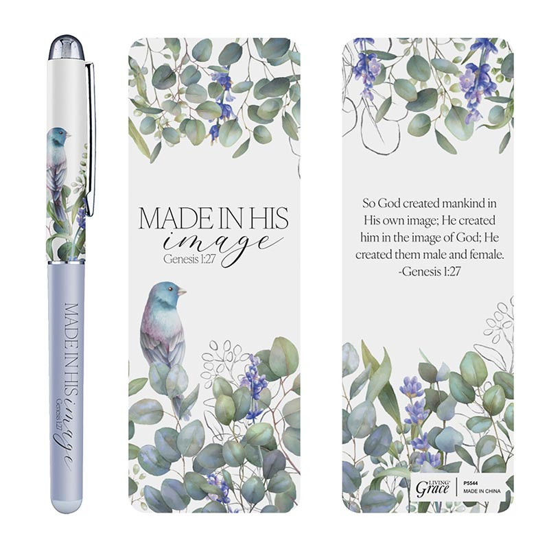 Made in His Image Pen & Bookmark Set - 12/pk - [Consumer]Living Grace